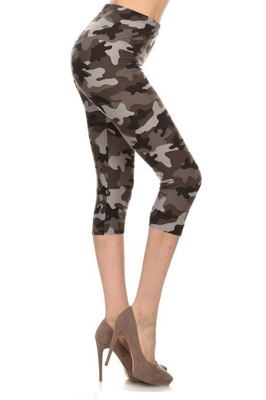 Original Grey Camo OS Capri – Peace Love Fashion